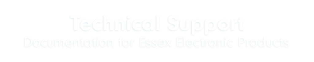 Technical Support – Essex Electronics